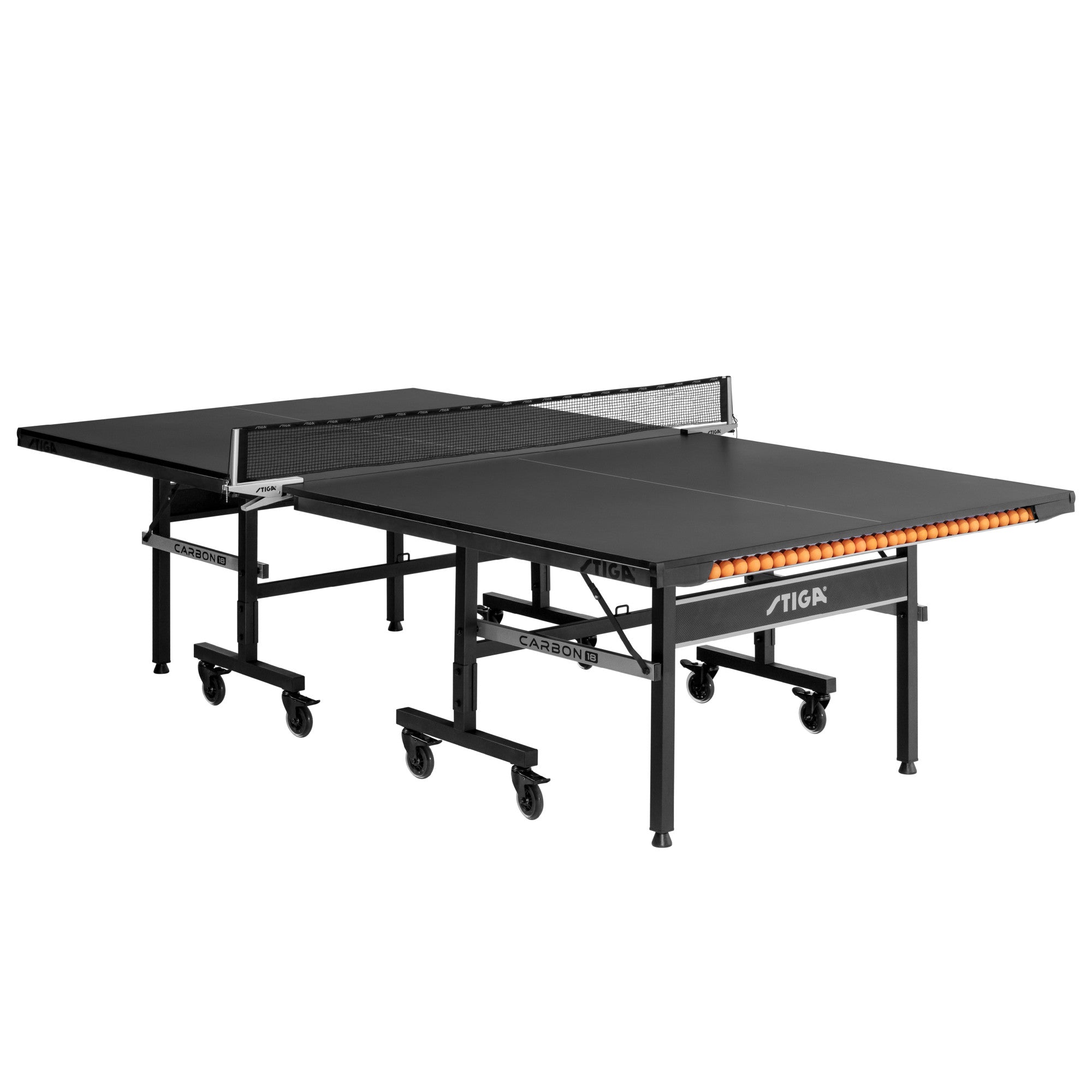 Carbon 18 Table Tennis Table – 18mm Playfield - QuickPlay Assembly ...