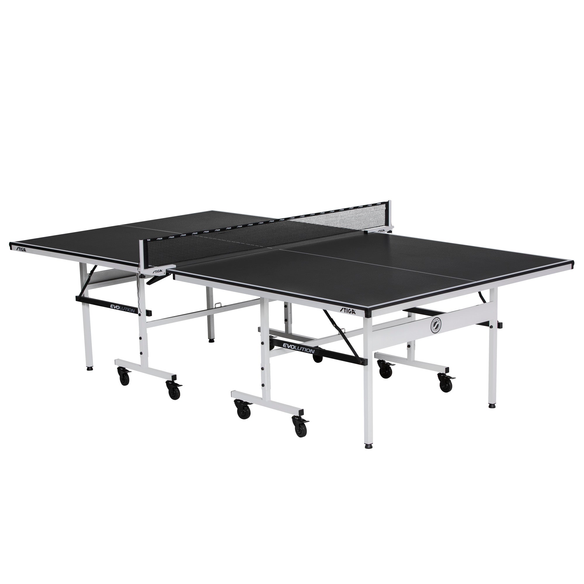 STIGA Evolution 15mm Indoor Table Tennis Table 95% Preassembled Out of ...