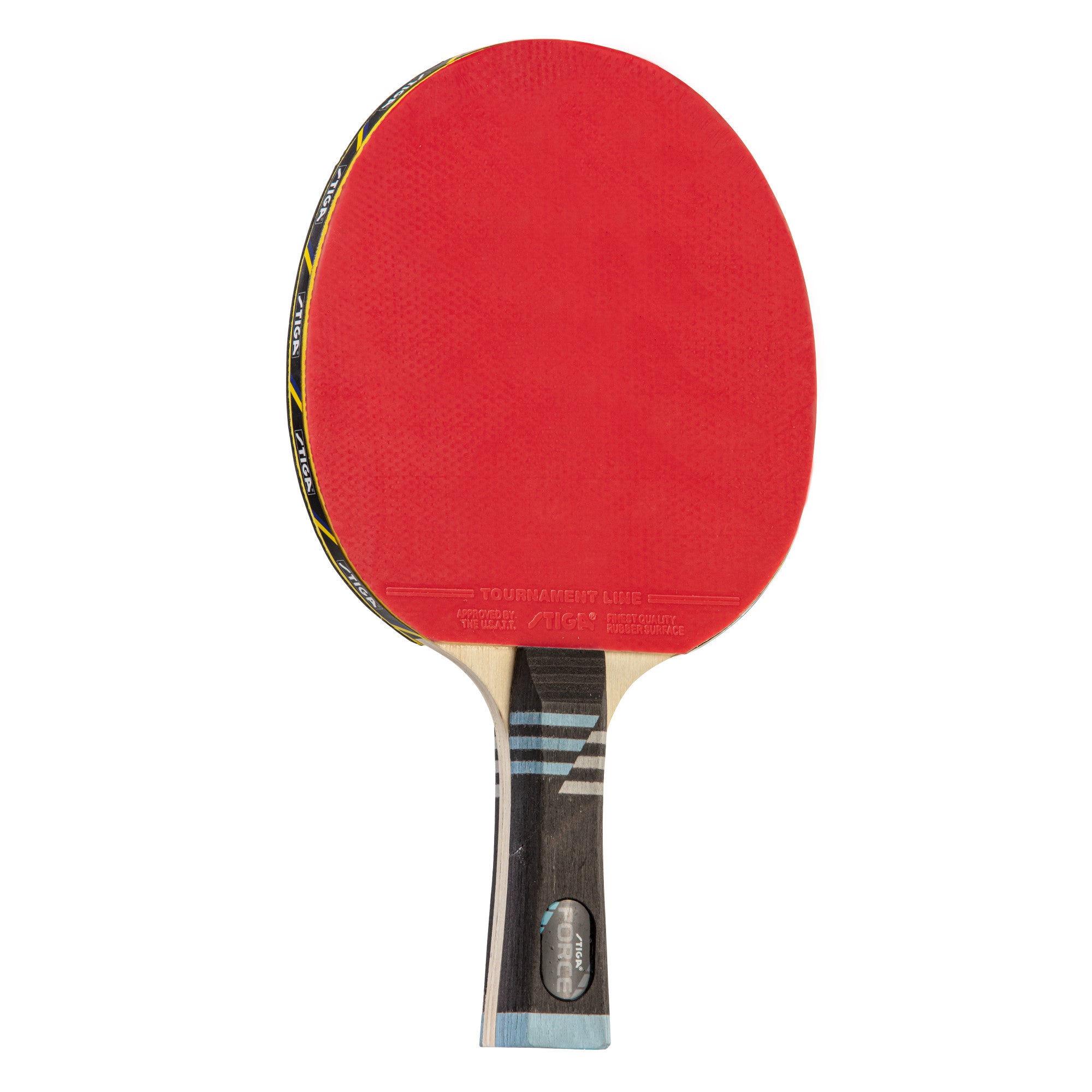 STIGA Force Ping Pong Paddle – 5-ply Blade – 2mm Sponge – Flared Handle ...
