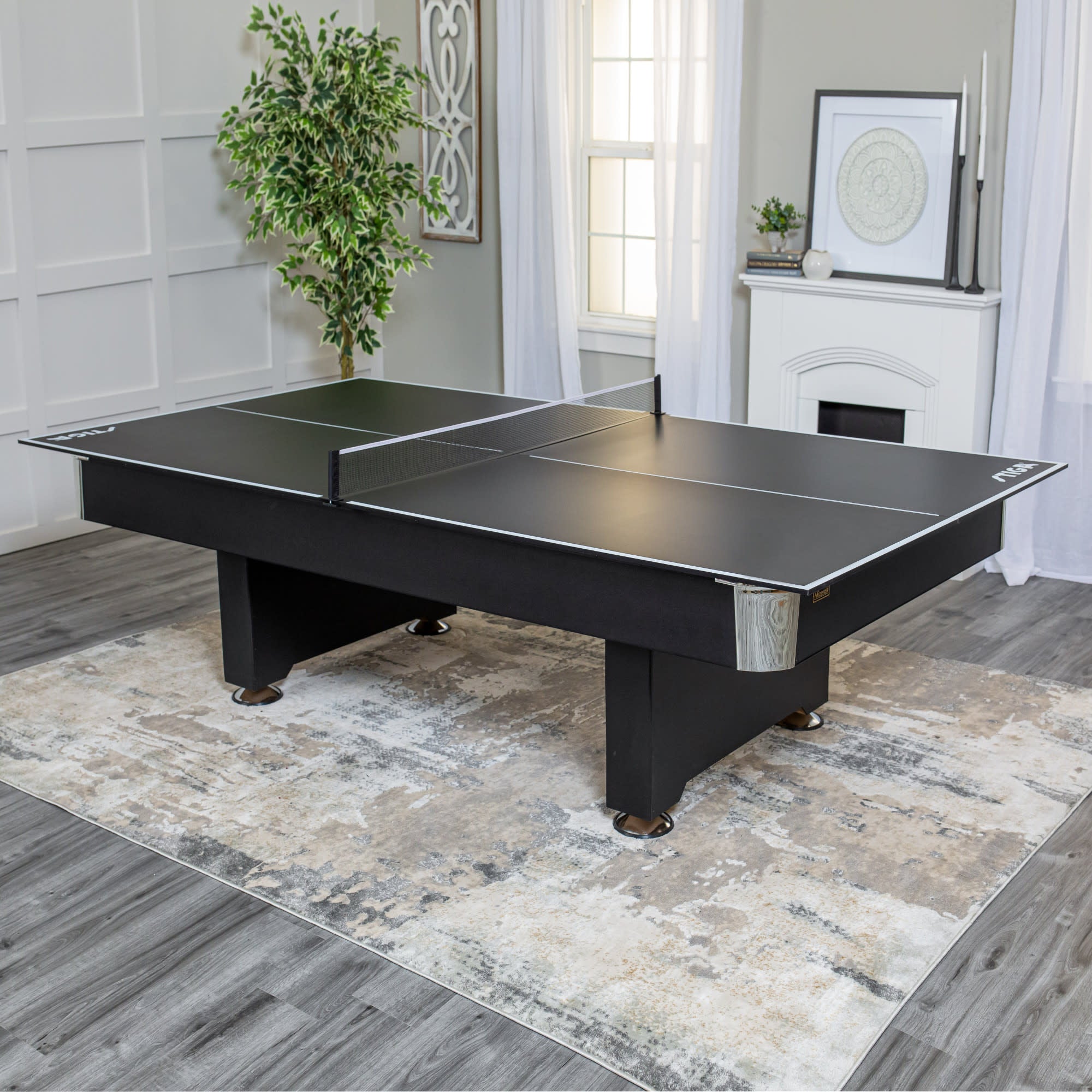STIGA 4-Piece Table Tennis Conversion Top, Grey - Transform Your Pool ...