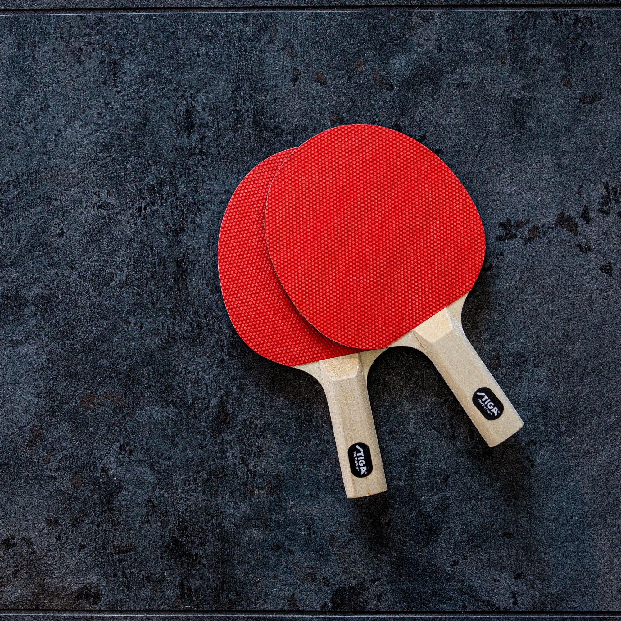 STIGA Hardbat Table Tennis Racket - Perfect for Beginners - Sturdy ...