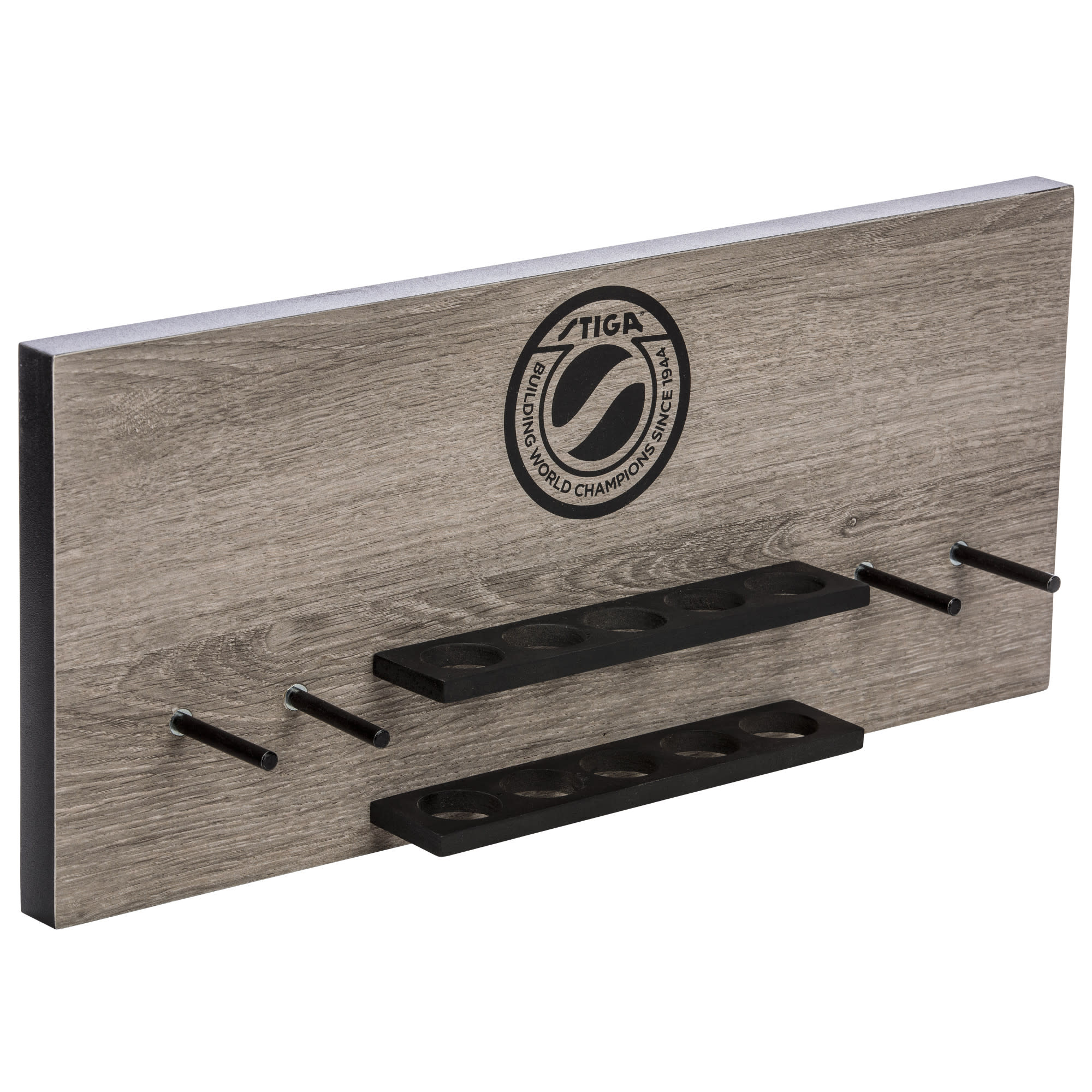 STIGA Ping Pong Paddles and Balls Wall Storage Rack - Stores 6 Table ...