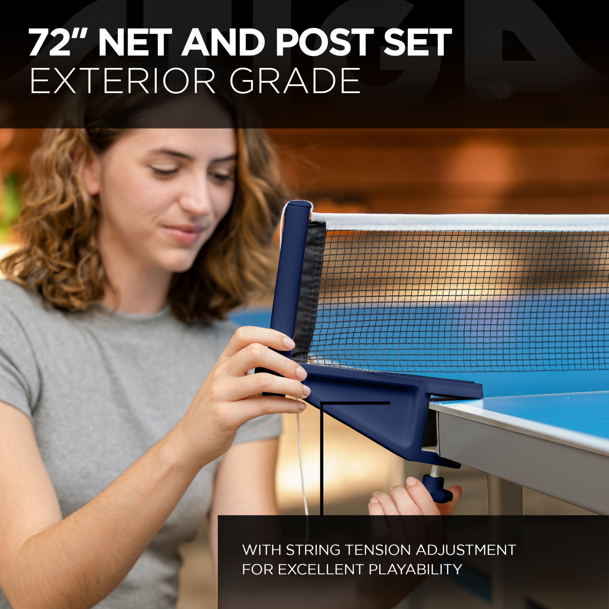 STIGA Vapor Indoor/Outdoor Table Tennis Table with QuickPlay Design ...