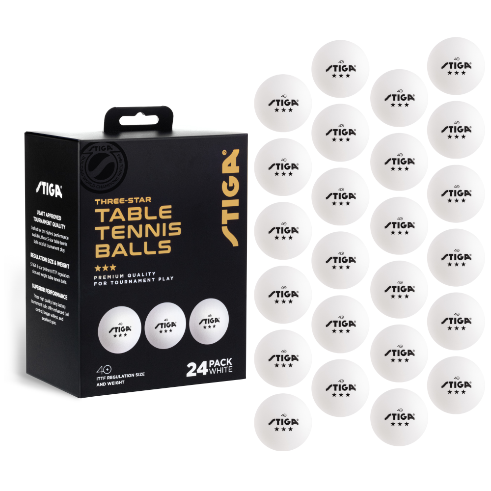 STIGA 24pk 3-Star Ping Pong Balls | STIGA US