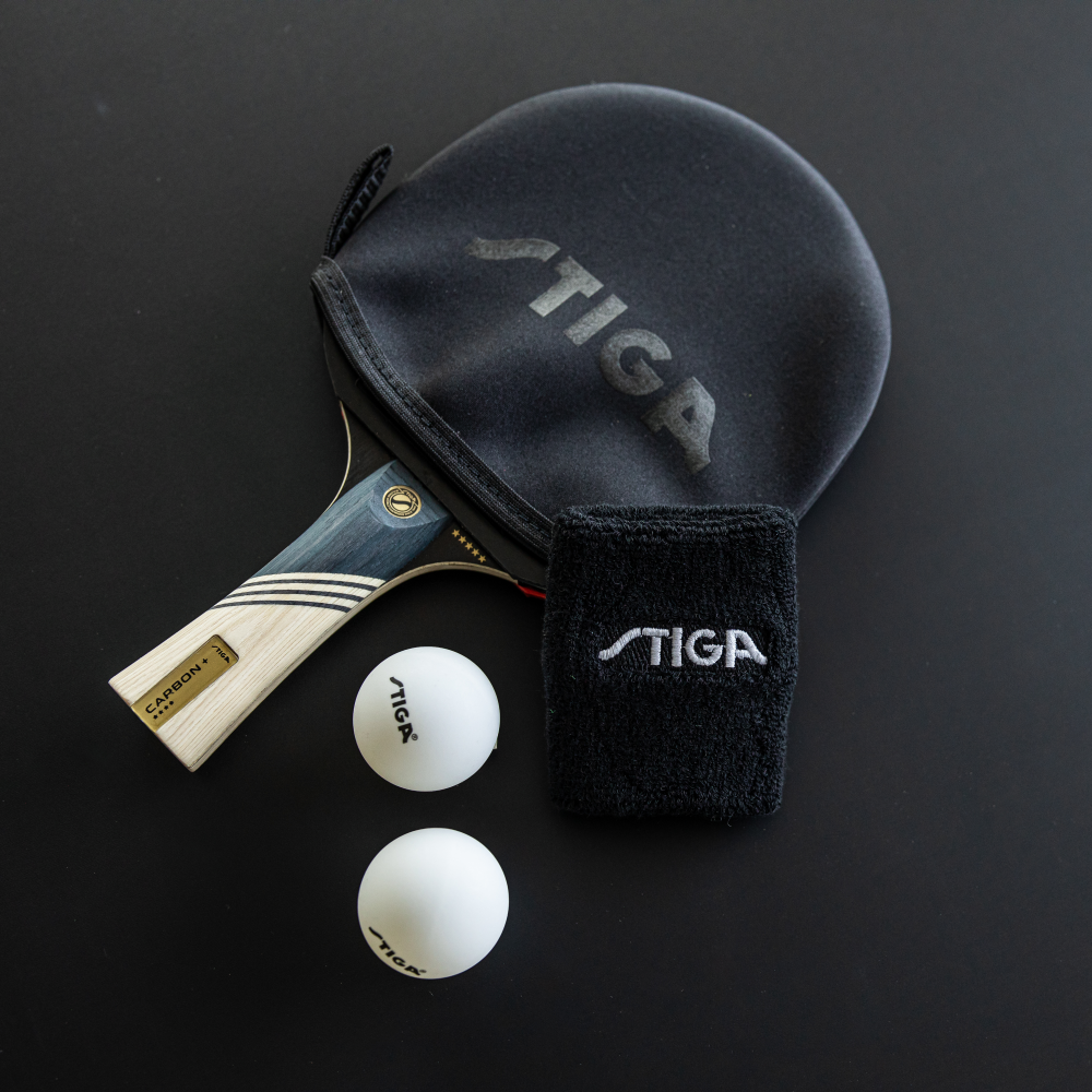 STIGA Carbon+ Ping Pong Paddle Bundle | STIGA US