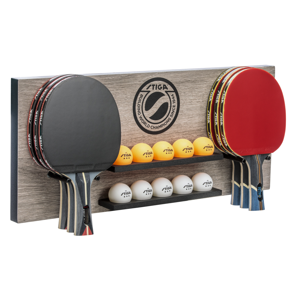 STIGA Table Tennis Storage Wall Rack | Ping Pong Wall Rack - STIGA US