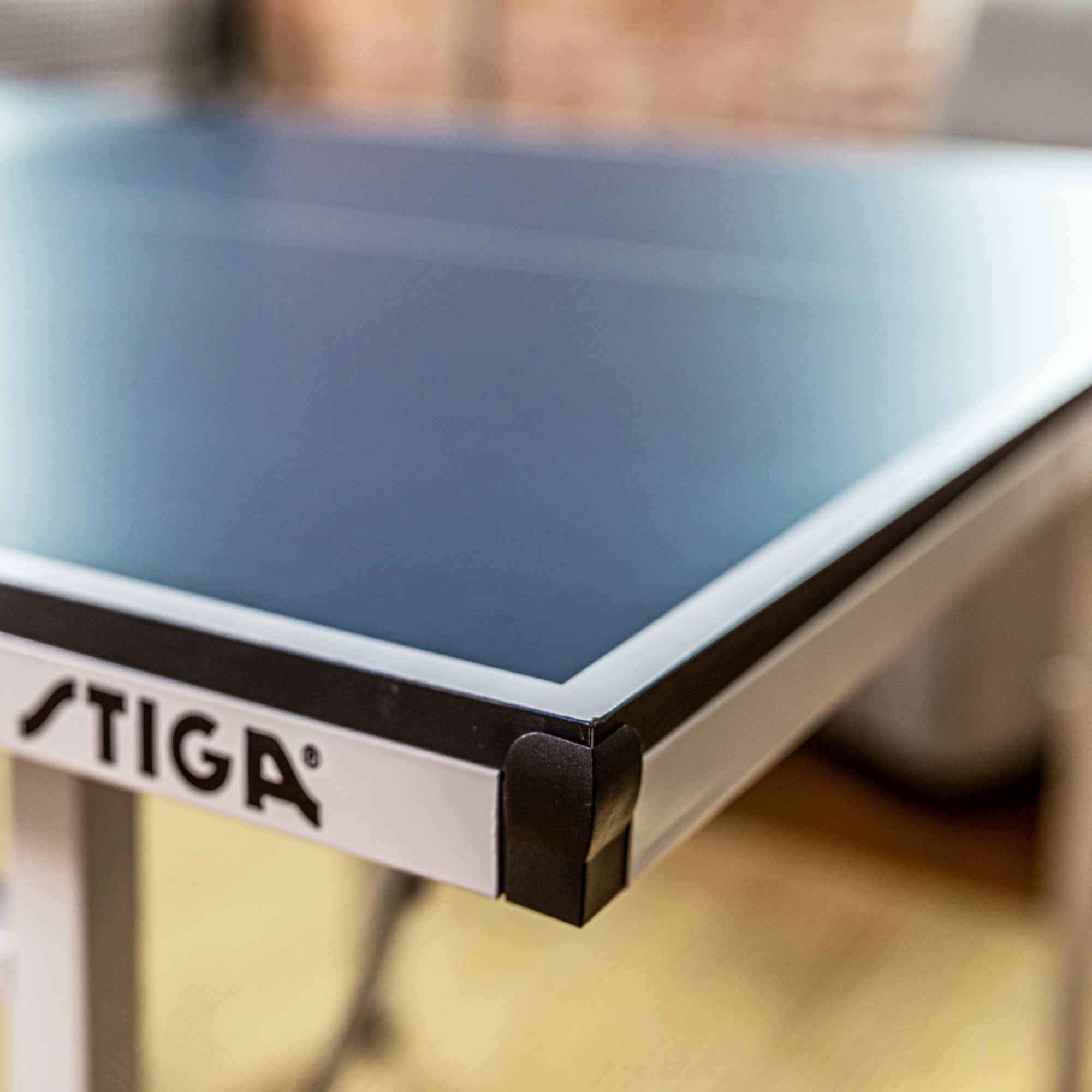 STIGA Blue Space Saver Small Ping Pong Table | STIGA US